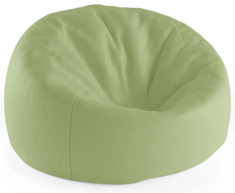 Sedací vak Cocoon pistáciová - dětský, zelená