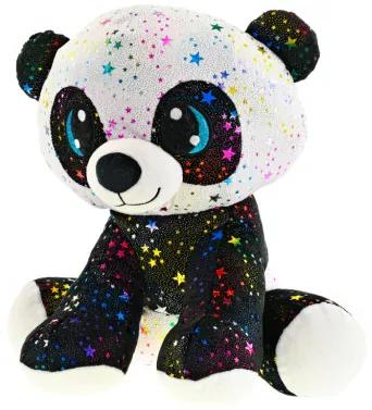 Star Sparkle plyšová panda 35cm sedící 0m+