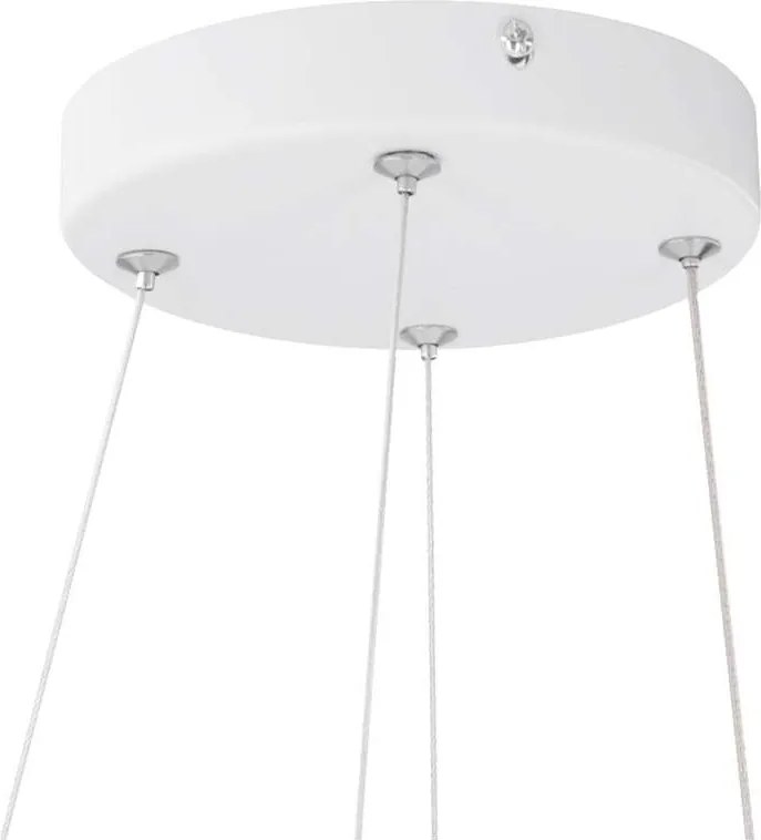 LED stropní světlo s dálkovým ovládáním Estela Low UGR - průměr 50 cm, bílá