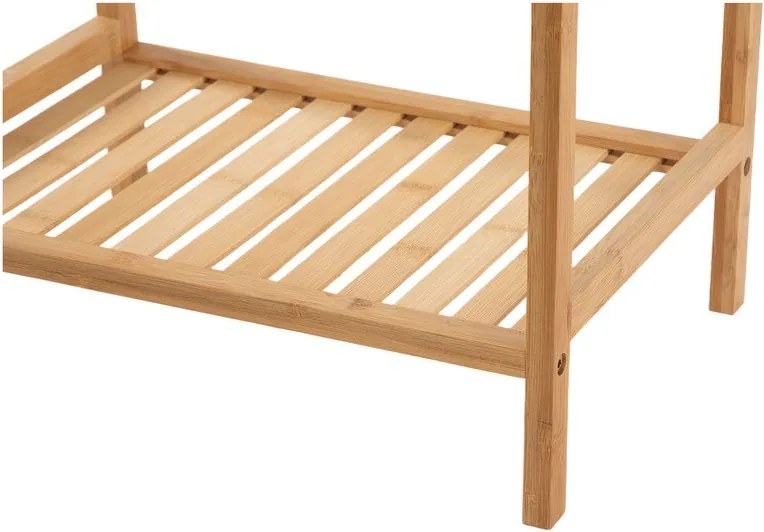Bambusový koupelnový regál v přírodní barvě 40x154 cm Skaren – Bonami Essentials