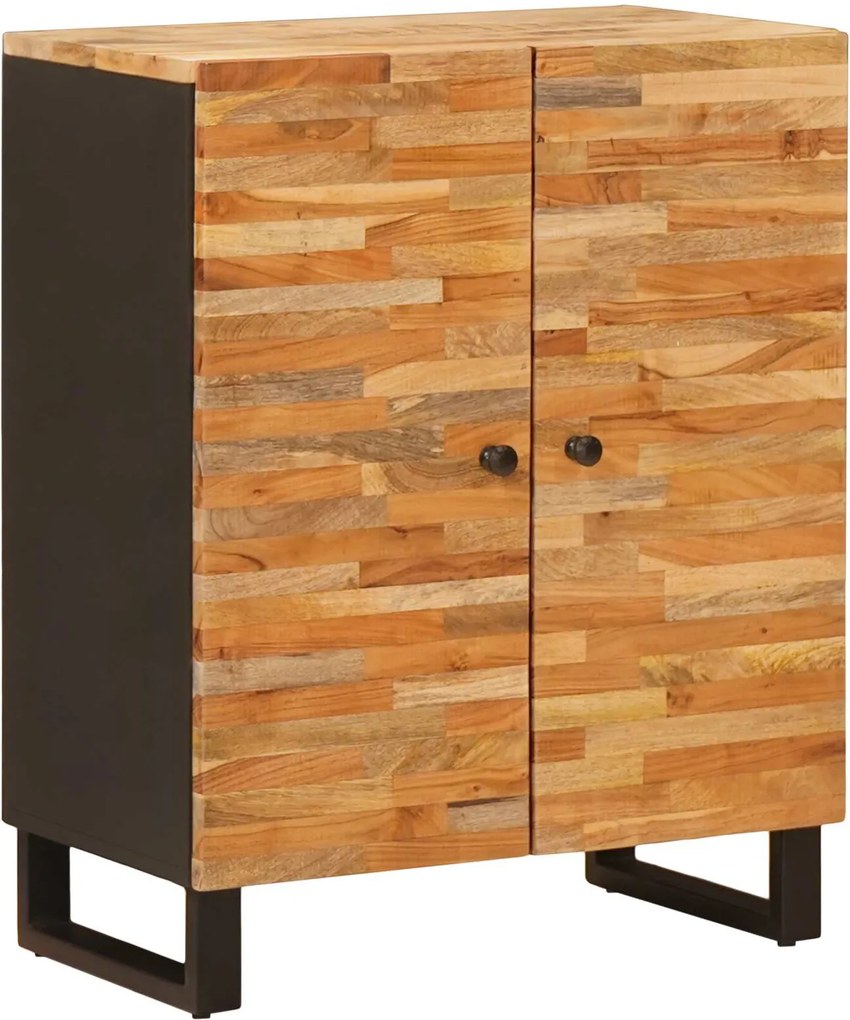 Servírovací skříň 3 ks 60 x 33 x 75 cm Masivní mangové dřevo 3310101