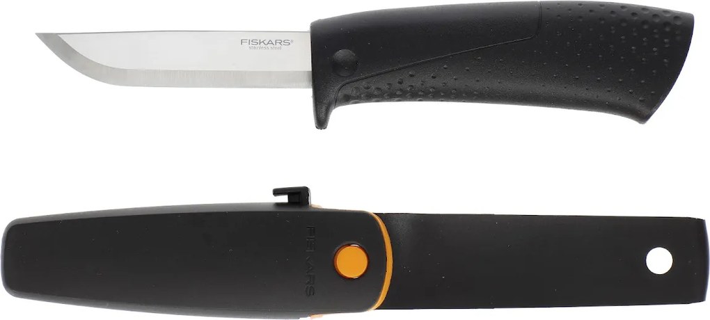 Nůž FISKARS HARDWARE zednický+pouzdro+brousek 21 cm 1023617 10079