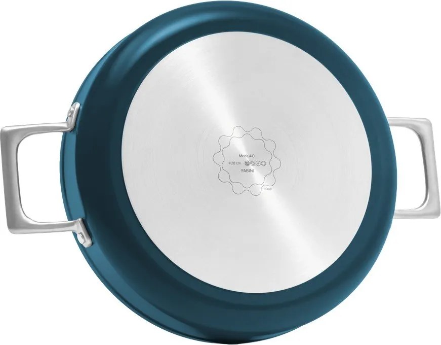 Pánev s poklicí/s keramickým povrchem ø 28 cm Meda 4.0 – FABINI