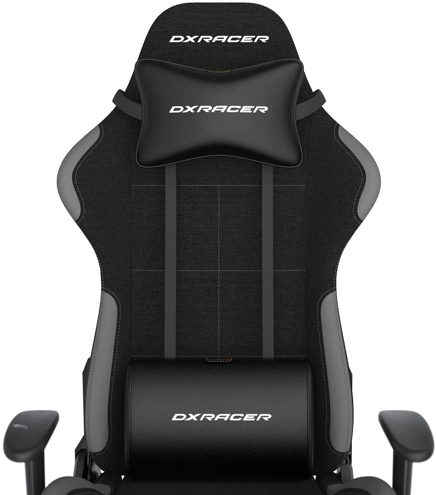 Herní židle DXRacer FORMULA - látka, černá / šedá