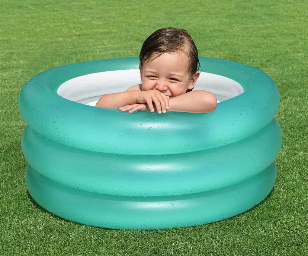 BESTWAY dětský nafukovací bazén Mini 70x30 cm zelená