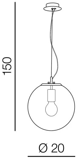 Designový lustr Iris 20 zlaté
