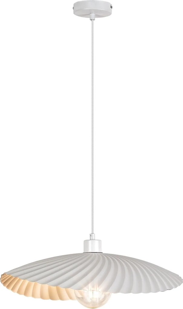 Rabalux BRIDGET závěsný lustr, bílá barva, průměr 47 cm