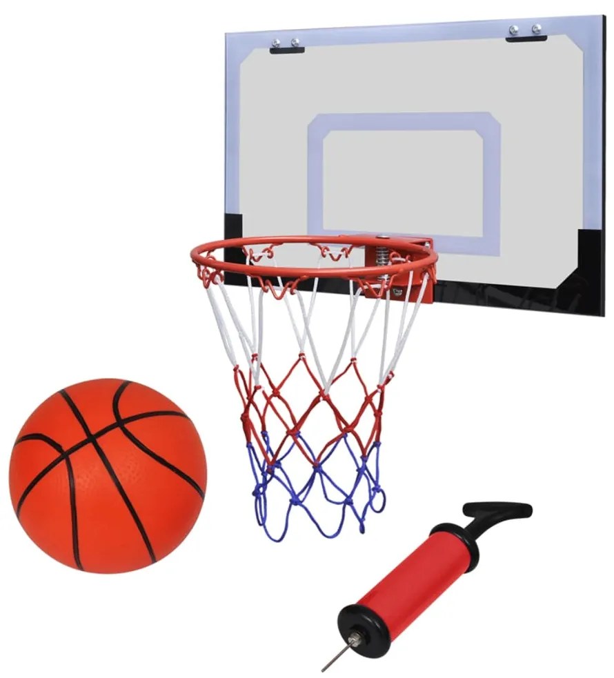 90499 vidaXL Vnitřní mini basketbalový koš set s míčem a pumpou