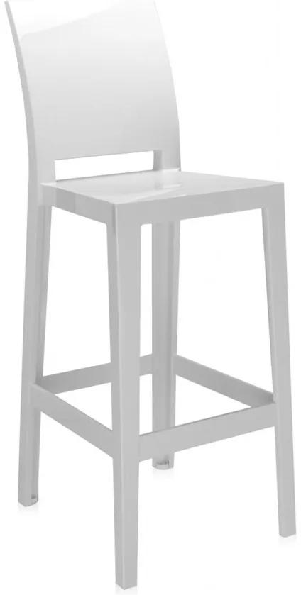 Kartell - Barová židle One More Please vysoká, bílá | BIANO