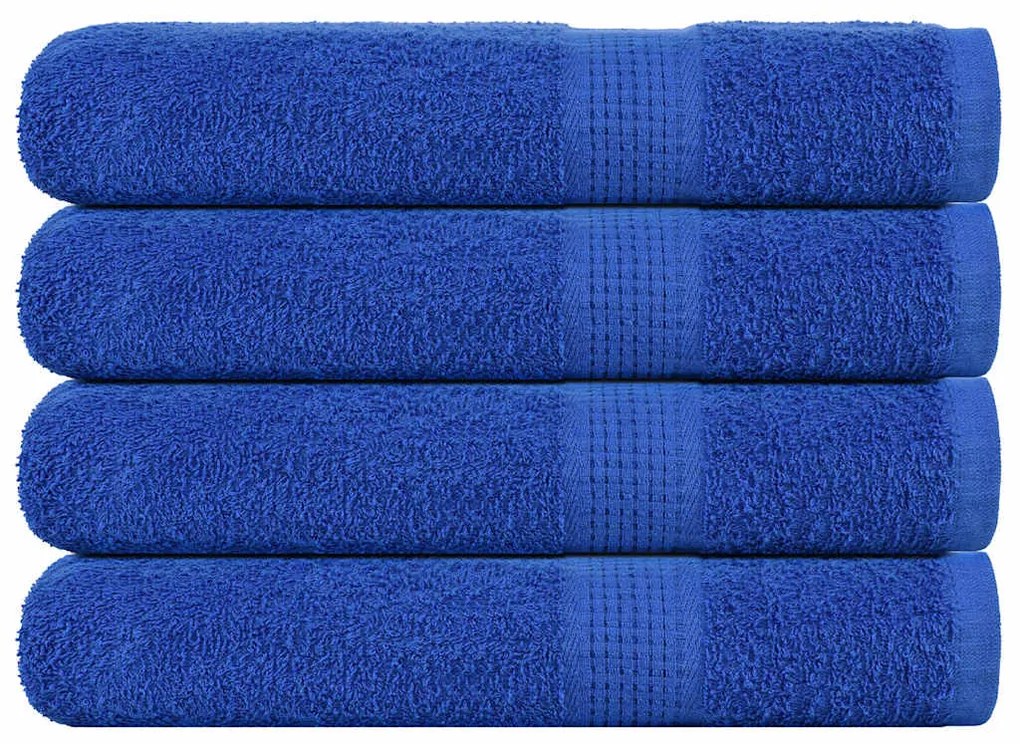 Saunové osušky FROGN 4 ks modré 80x200 cm 360 g/m² 136720