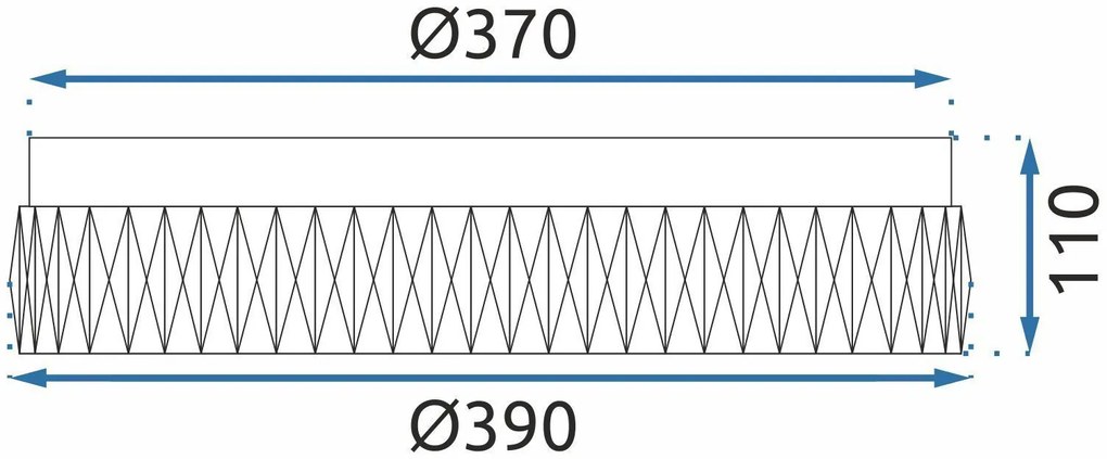 Toolight Stropní LED osvětlení Crystal Modern D1 APP1719-C 40 cm zlaté
