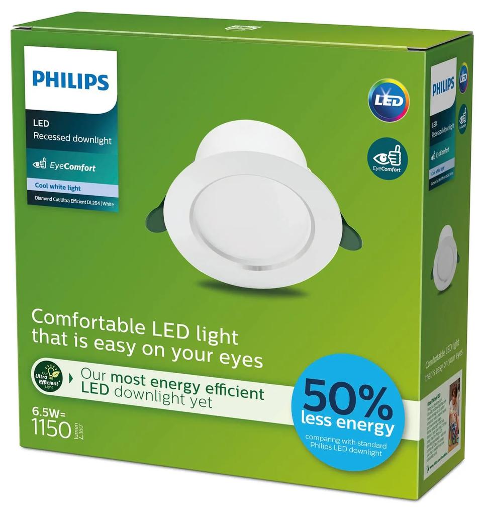 Philips Diamond Cut LED spot 17cm 1150lm/6,5W 840
