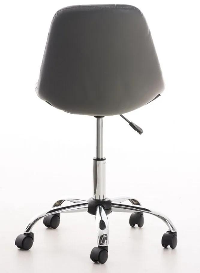 Bhm germany Kancelářská židle Emil, syntetická kůže, šedá