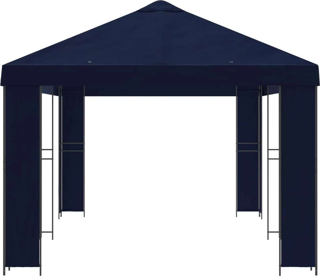 Zahradní altán 6 x 3 m Modrá Polyester a ocel 190 gsm 3376013