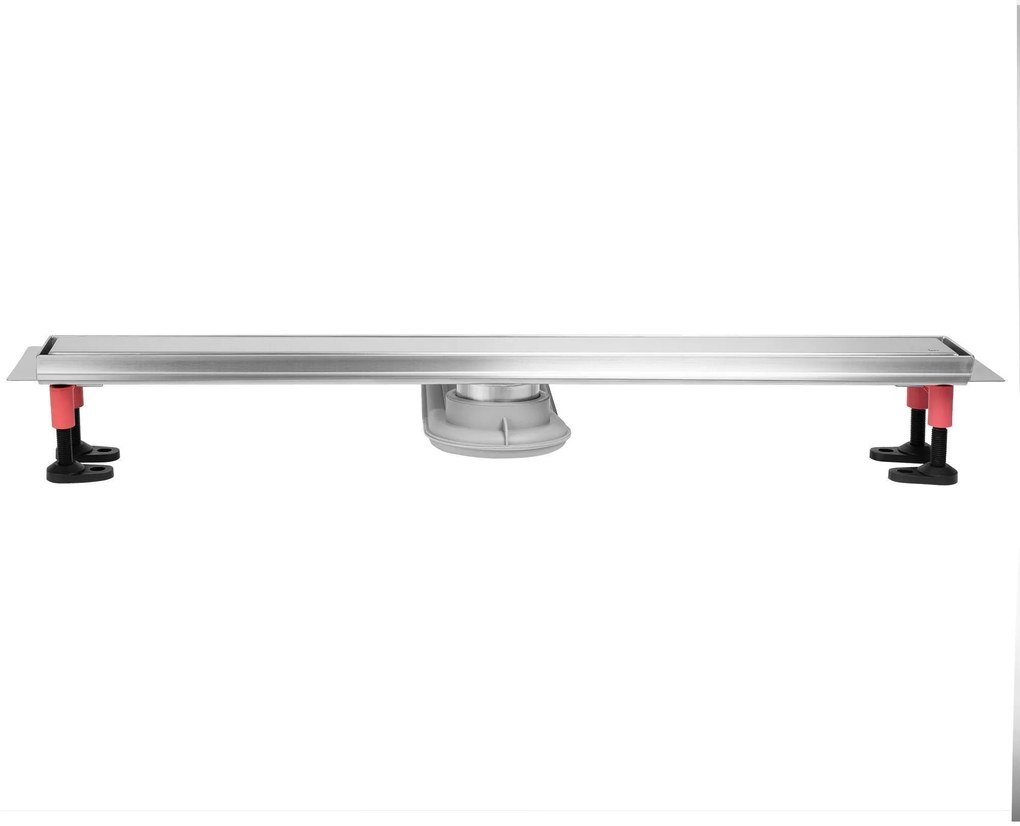 Rea NEOX Superflow, odtokový sprchový žlab 90 cm, broušená ocel, REA-G2708
