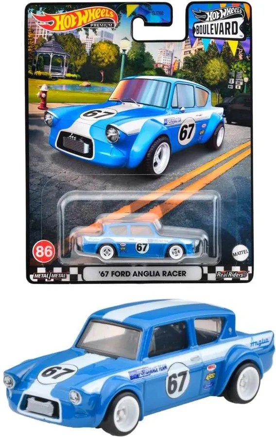 Mattel hot wheels boulevard '67 ford anglia racer, hkf32