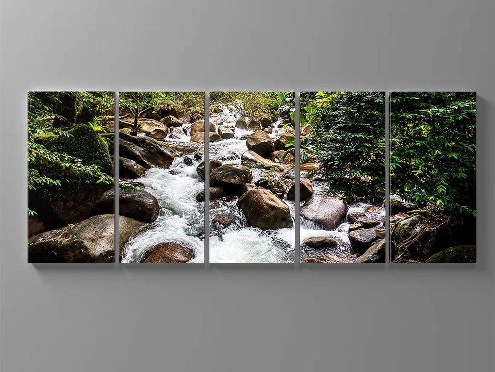 Liox Obraz divoká řeka Rozměr: 150 x 60 cm