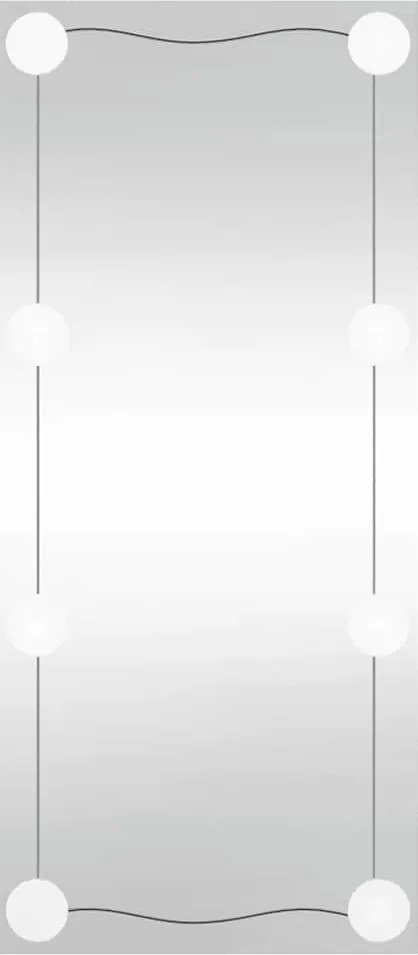 Nástěnné zrcadlo s LED osvětlením 50 x 100 cm sklo obdélníkové 3189157