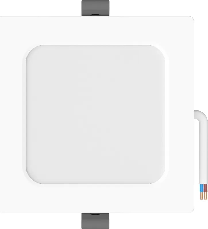 Mexen LDRR, LED stropní svítidlo pro zapuštění 12 x 12 cm, 6W, neutrální - 4000K, 600 lm, bílá - L211-012-0640-20