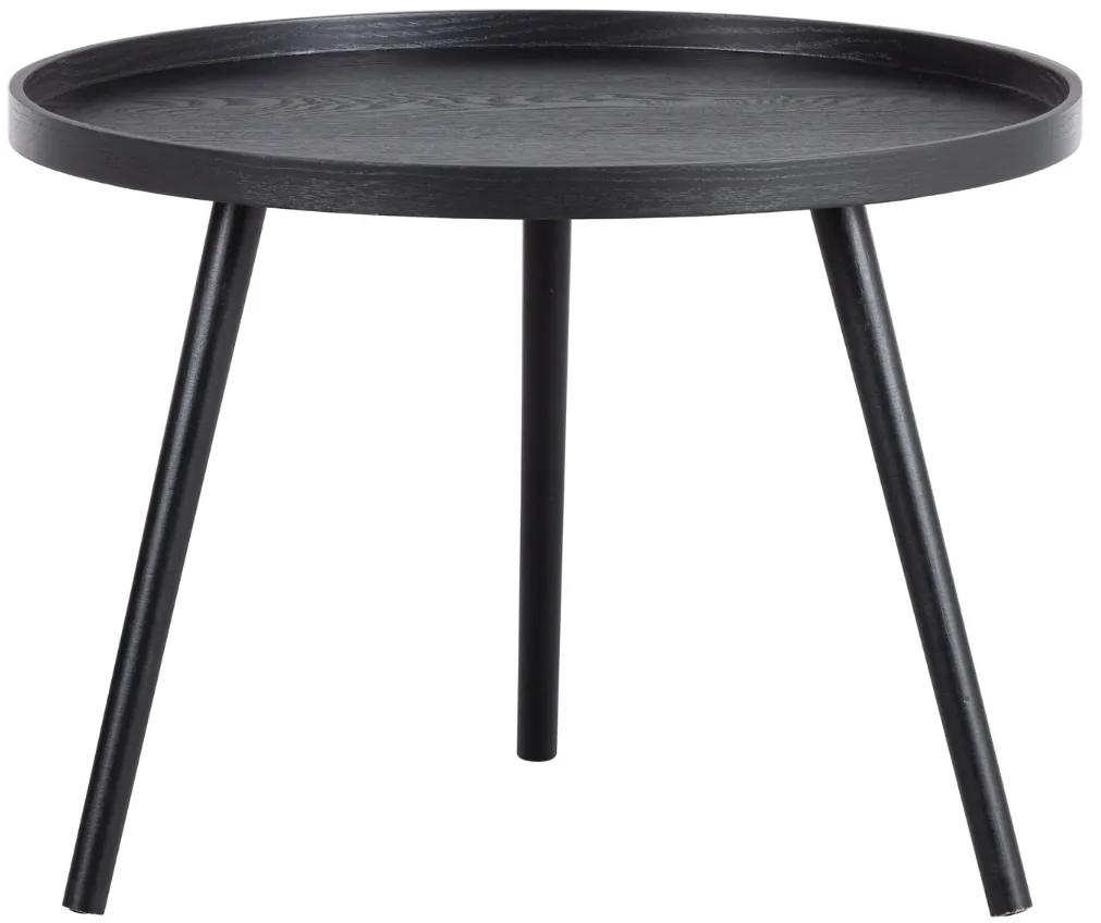 DNYMARIANNE -25% Hoorns Černý borovicový konferenční stolek Mireli 60 cm