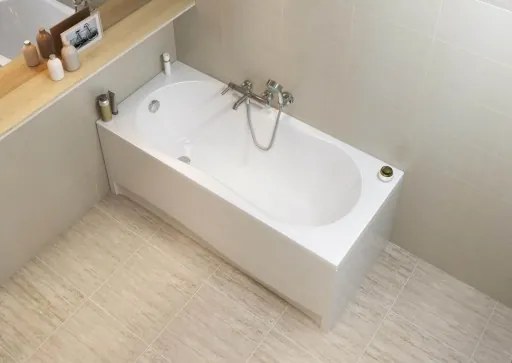 Cersanit Nike, akrylátová vana 170x70cm + nožičky, bílá, S301-249
