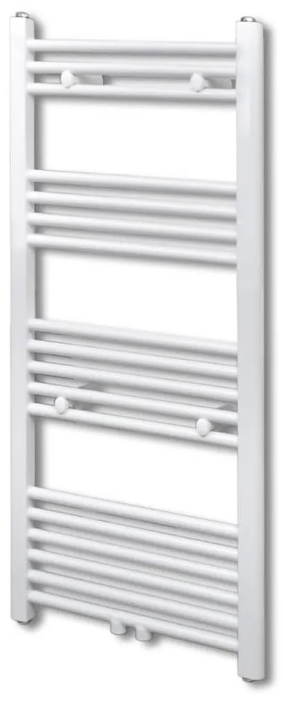 Žebříkový radiátor na ručníky rovný ústřední topení 600 x 1 160 mm