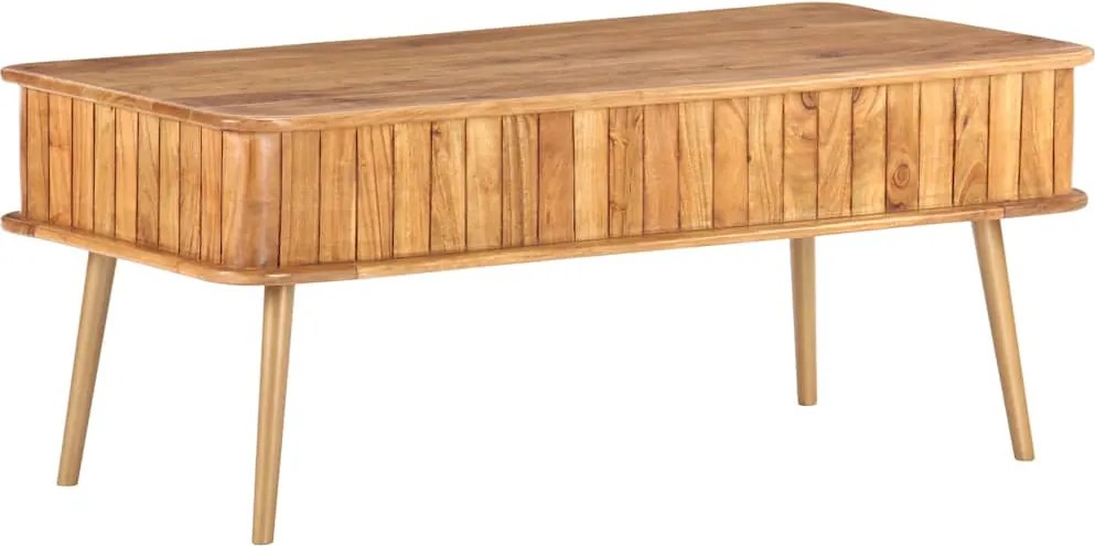 Konferenční stolek 100 x 50 x 40 cm masivní akáciové dřevo 289650