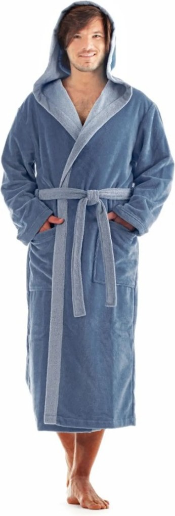 Župan s Kapucí Tampa Duo denim 39 59 5456 - XXL