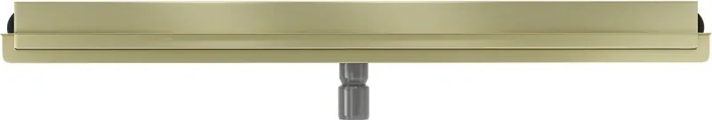 Mexen Flat Wall nástěnný lineární odtok 2v1 90 cm, zlatý kartáčovaný - 1A30090