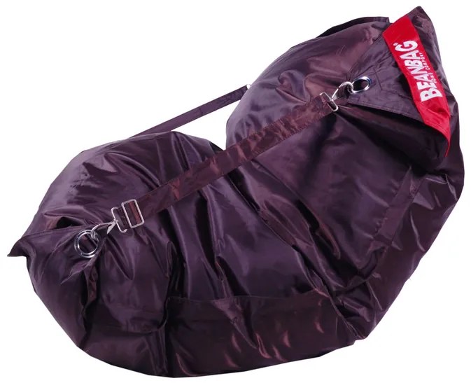 Beanbag Sedací pytel 189x140 comfort s popruhy chocolate