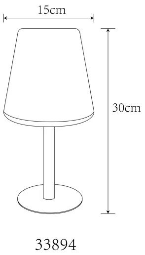 Globo 33894 - LED RGB Solární dotyková stolní lampa LED/0,1W/3V IP44