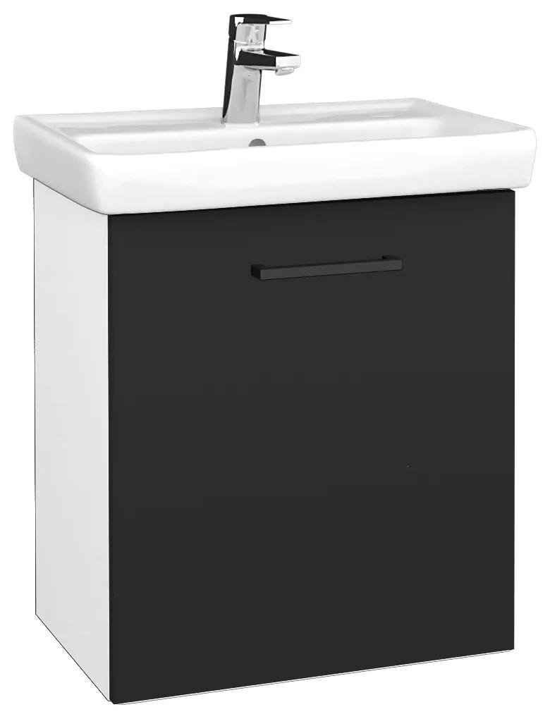 Dřevojas Koupelnová skříň DOOR SZD 55 Varianta: N01 Bílá lesk / Úchytka T04 / IND Individual / Pravé