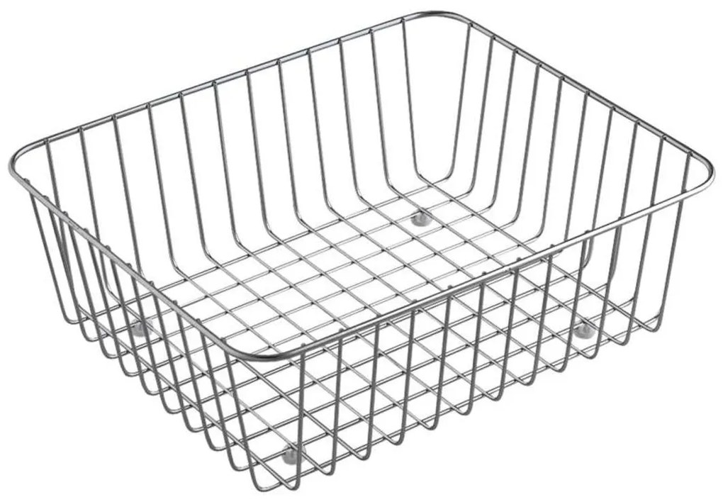 Villeroy & Boch - Drátěný koš 385x330x150 mm, kartáčovaná nerez 834100K1