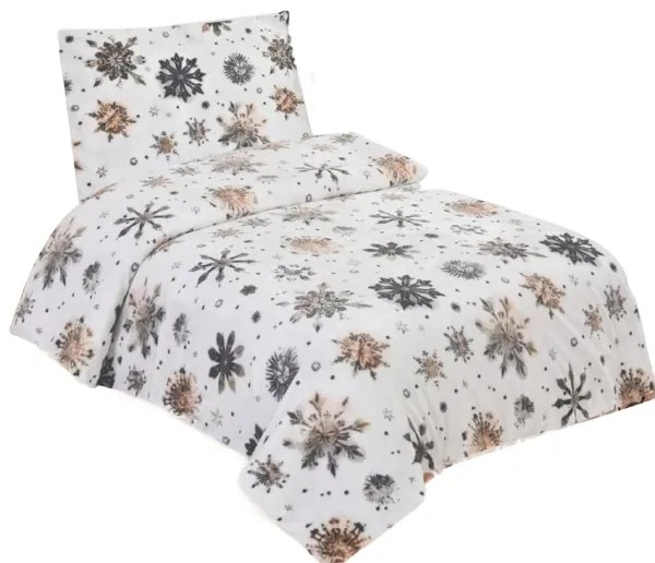 Jahu Mikroflanelové povlečeníl Nord flake 140x200, 70x90 cm