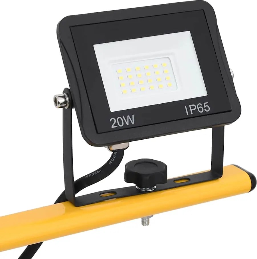 LED reflektor se stojanem 2 x 20 W studené bílé světlo 149659