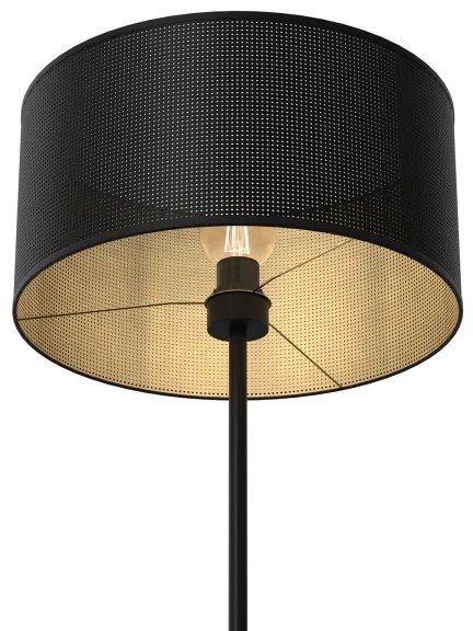 Stojací lampa LOFT SHADE 1xE27/60W/230V černá/zlatá