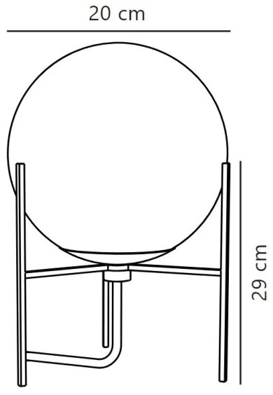 Nordlux - Stolní lampa ALTON 1xE14/15W/230V