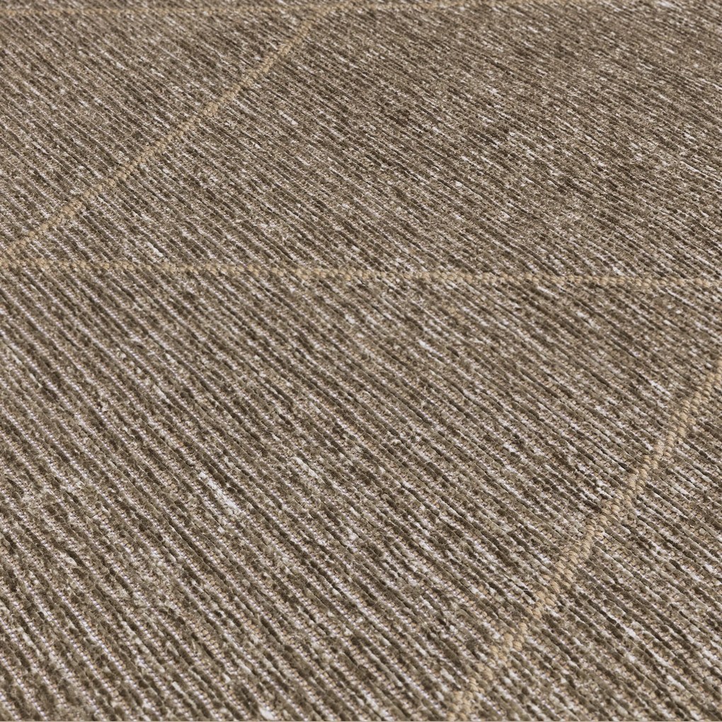 Tribeca Design Kusový koberec Fugali Taupe Rozměry: 120x170 cm