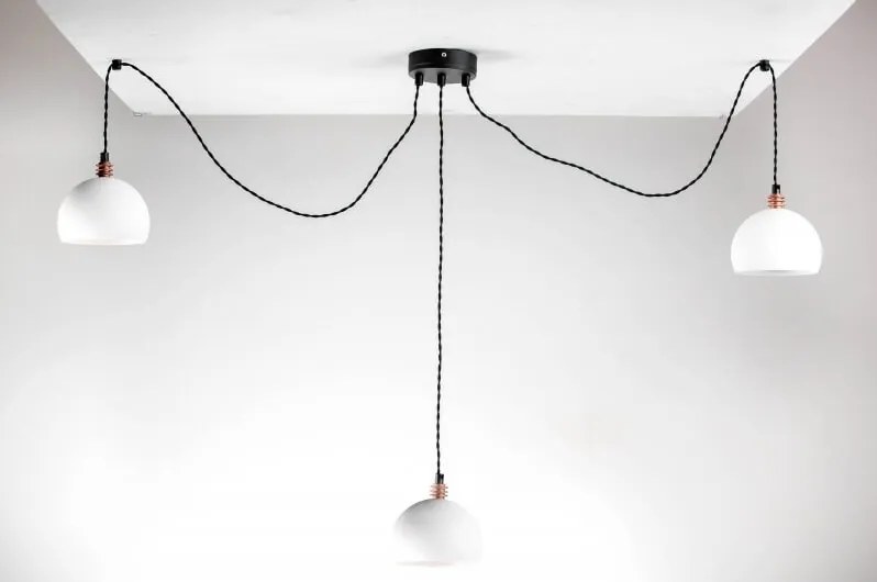 T-BIS Svítidlo pavouk TESTER-3LP-3C-BLACK W