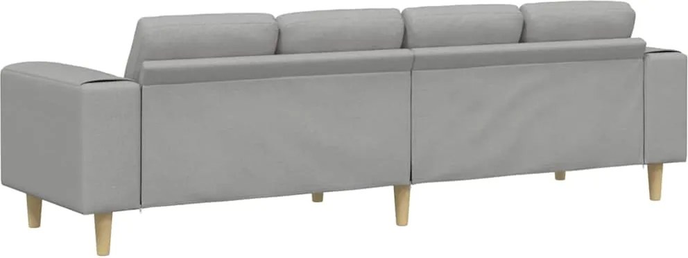 Pohovka do obývacího pokoje Oblačno šedá 250 x 77 x 76 cm 3335089