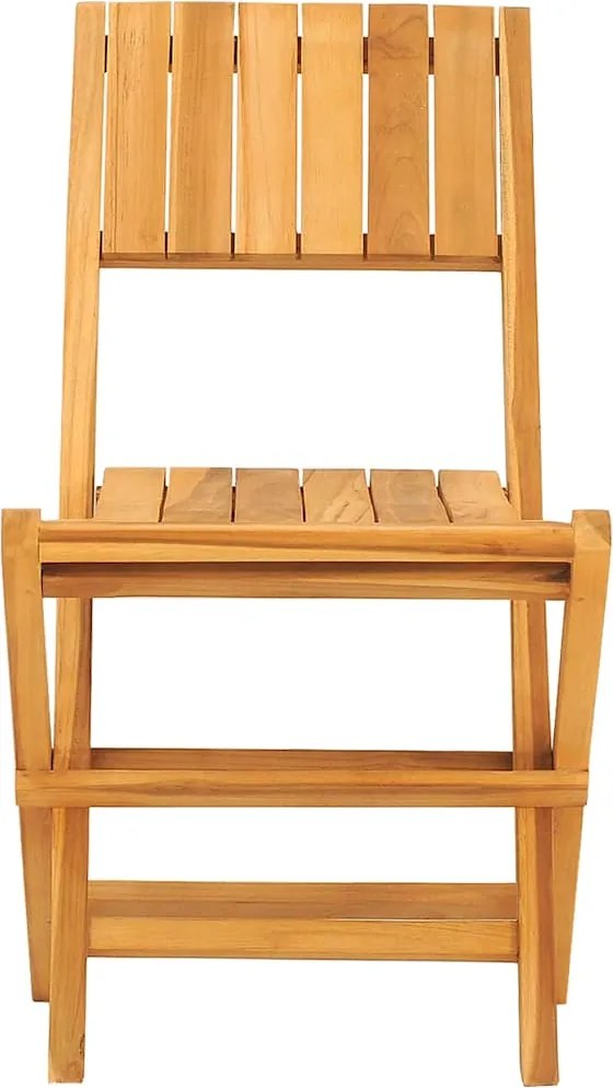 Skládací židle 4 ks 47x62x90 cm Masivní teak 3155064
