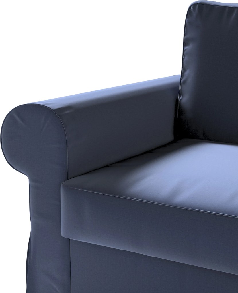 Potah na pohovku IKEA Backabro 2-místná, rozkládací barva tmavě modrá látka sametová