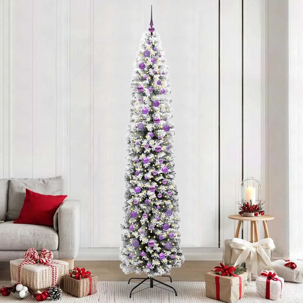 Umělý vánoční stromeček Zelená 240 cm PVC, ocel a plast 3395050