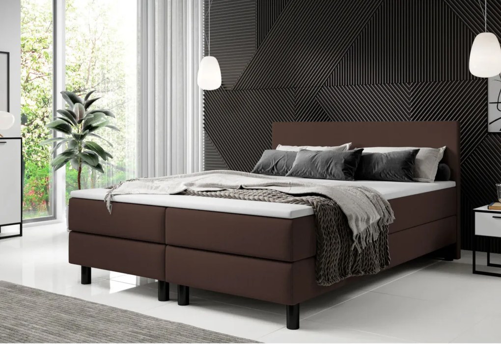 Expedo Čalouněná postel boxspring GINA, 180x200, inari 100