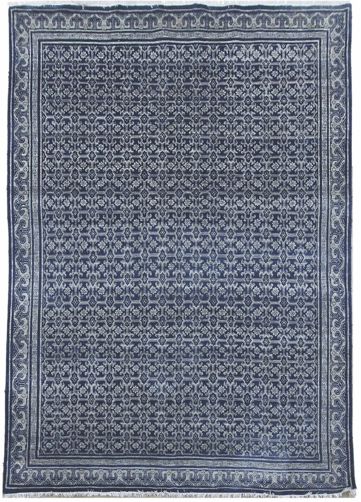 Diamond Carpets koberce Ručně vázaný kusový koberec Diamond DC-OC Denim blue/silver Rozměry koberců: 160x230