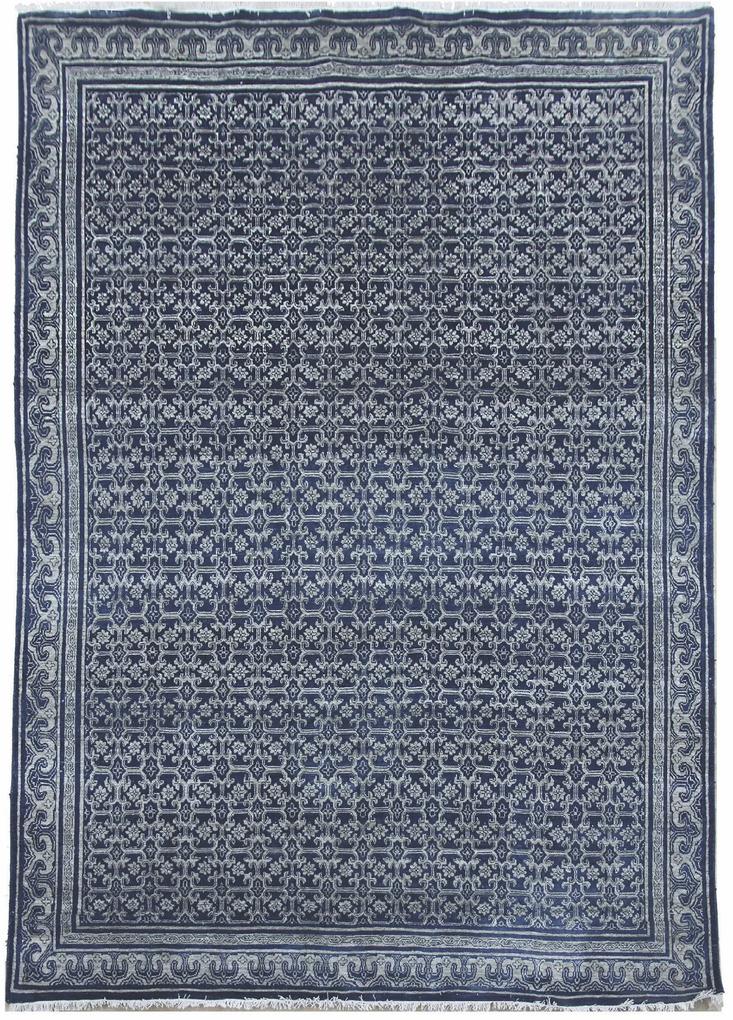 Diamond Carpets koberce Ručně vázaný kusový koberec Diamond DC-OC Denim blue/silver Rozměry koberců: 305x425