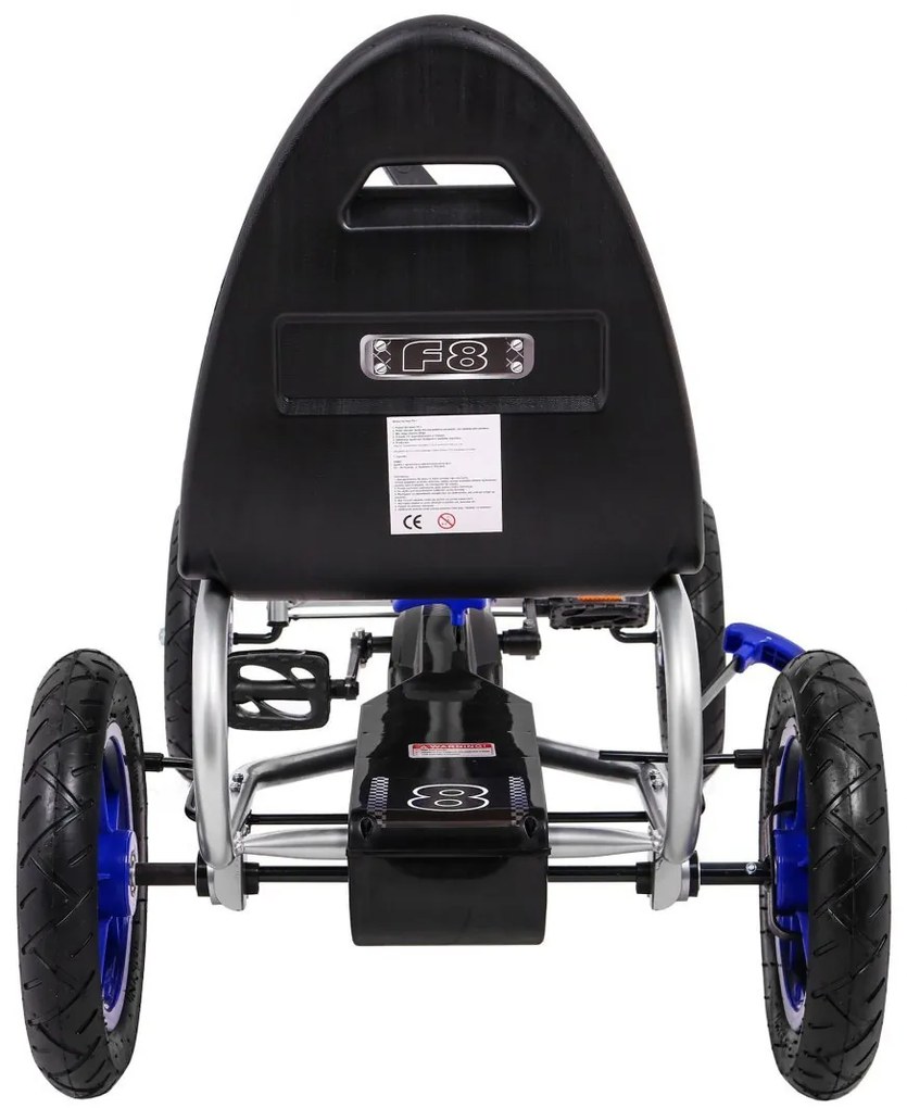 Šlapací čtyřkolka Go-Kart F8 modrá