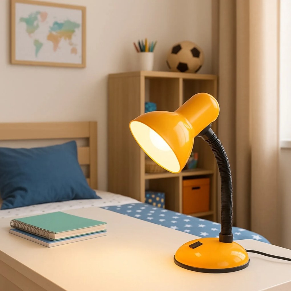 Rabalux DYLAN stolní lampa 40W | E27 | IP20 - oranžová