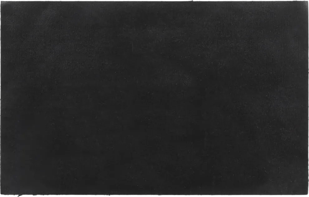 Rohožka před dveře tmavě šedá 50 x 80 cm kokosové vlákno 155587