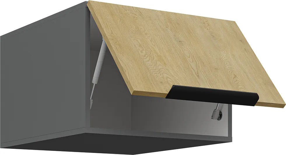 CREMONA ac | horní skříňka 50 NAGU-36 1F výklopná | 50 cm | HLUBOKÁ | antracit/cremona